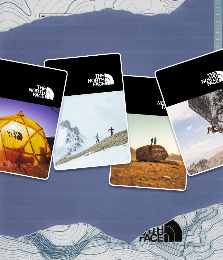 North face gift card store