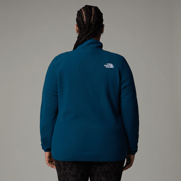 100 Glacier Fleece mit 1 4 langem RV in UbergroBe fur Damen