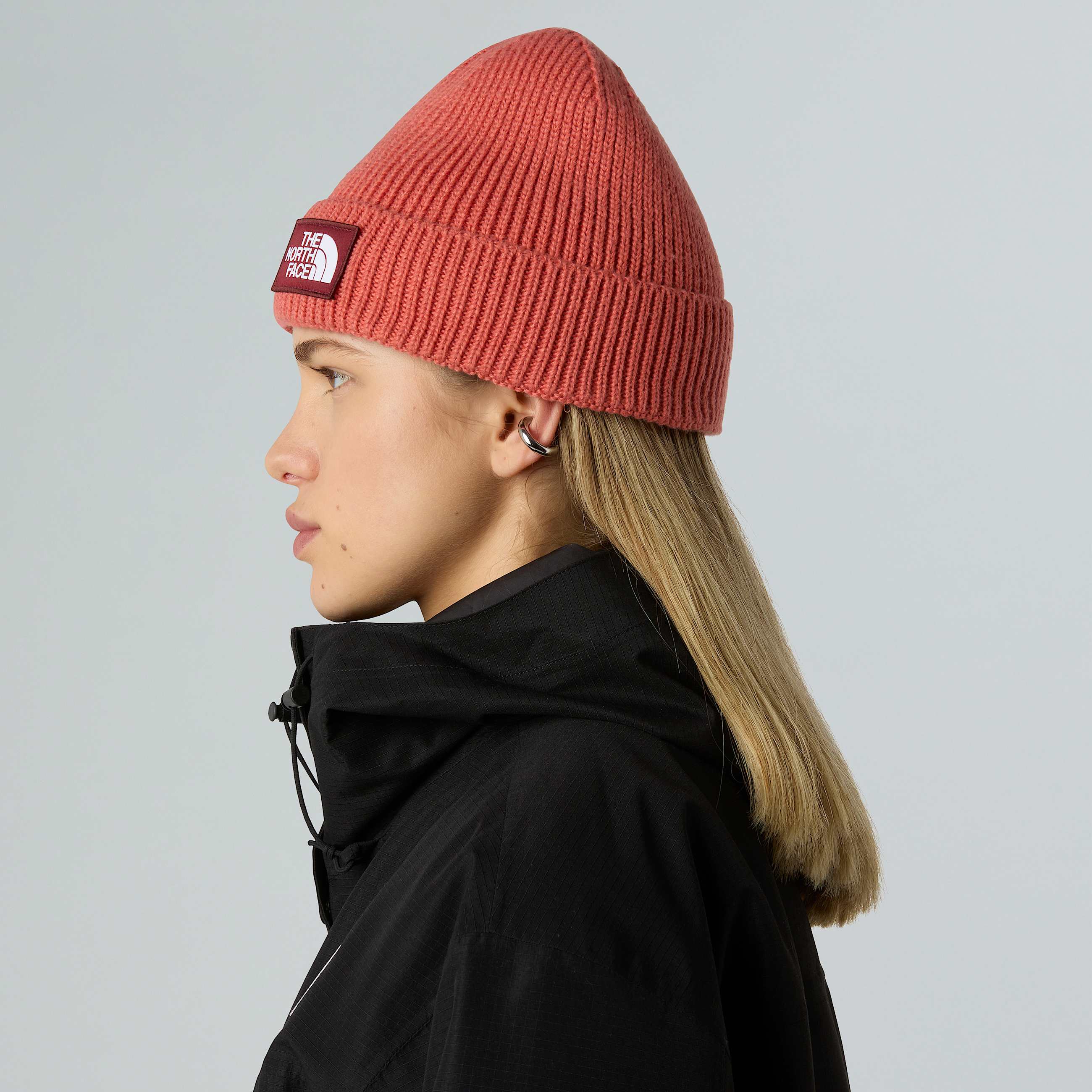 TNF Logo Box Cuffed Beanie | The North Face UK