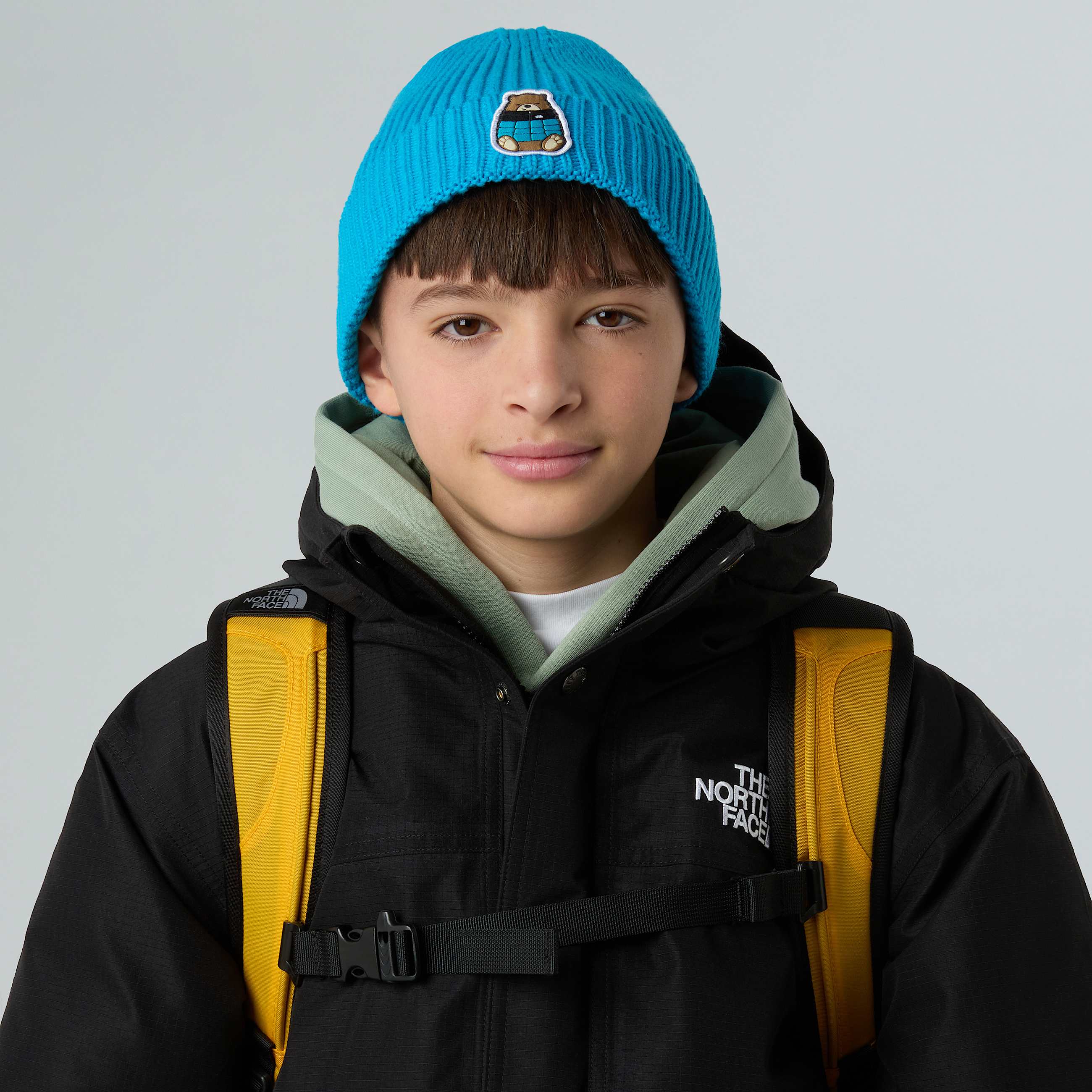 Kids' TNF Logo Box Cuffed Beanie | The North Face UK