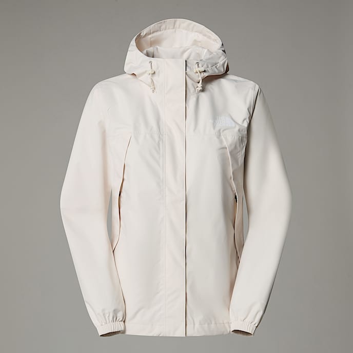 North face white raincoat store