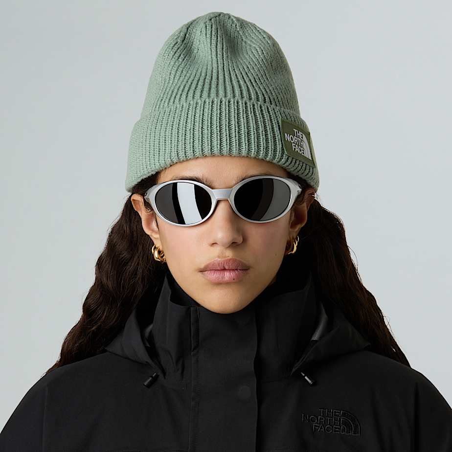 TNF Logo Box Cuffed Beanie | The North Face UK