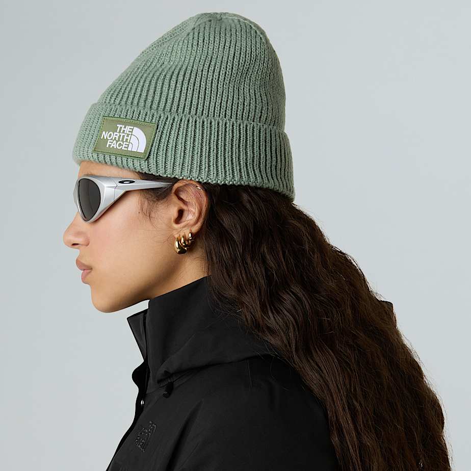 TNF Logo Box Cuffed Beanie | The North Face UK