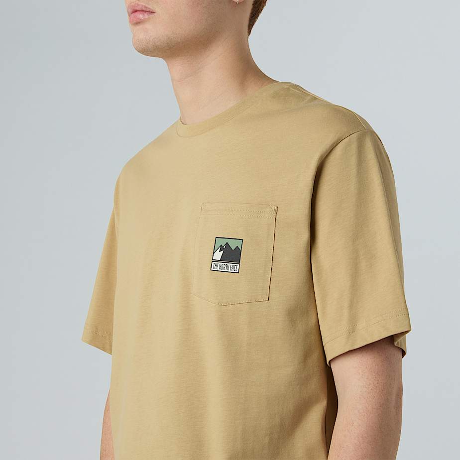 Men's Mountain Logo Relaxed Pocket T-Shirt | The North Face UK