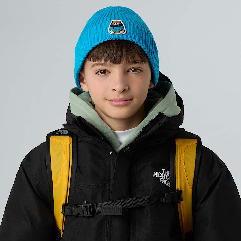 Kids' TNF Logo Box Cuffed Beanie | The North Face UK