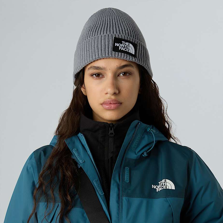 TNF Logo Box Cuffed Beanie | The North Face UK