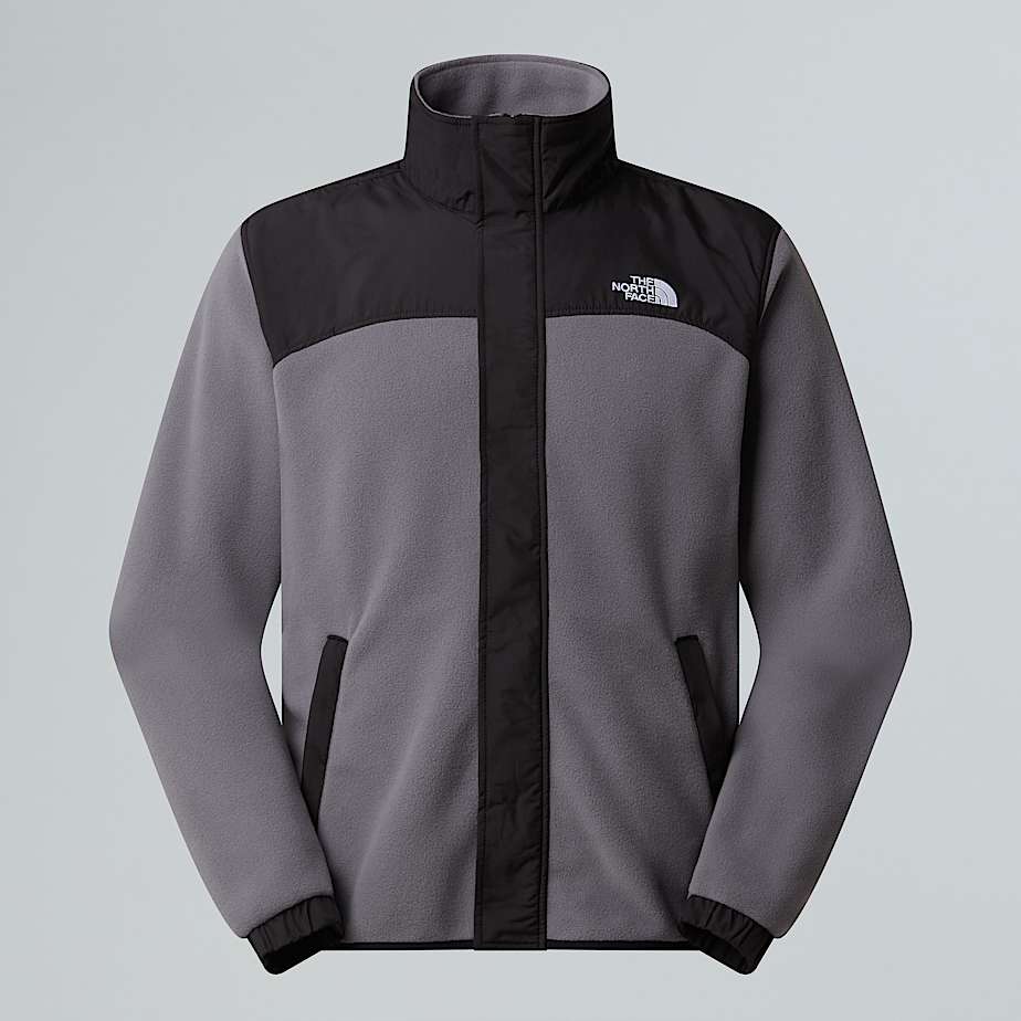 The North Face Men's Tundra Fleece Jacket Smoked Pearl Size XS male ...