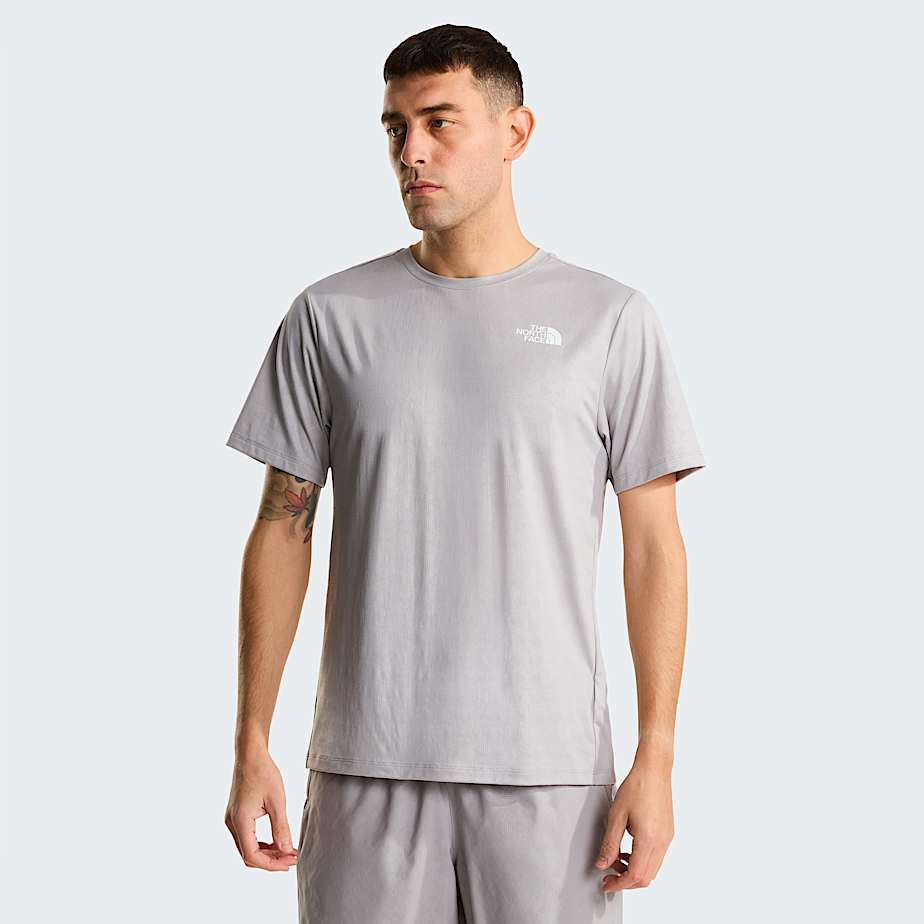 The North Face Men's 24/7 Pentadome Embossed Regular T-shirt Meld Grey ...