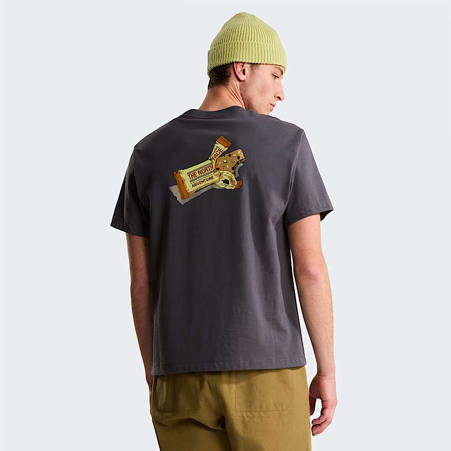 The North Face Men's Tnf Snack Relaxed Graphic T-shirt Anthracite Grey ...