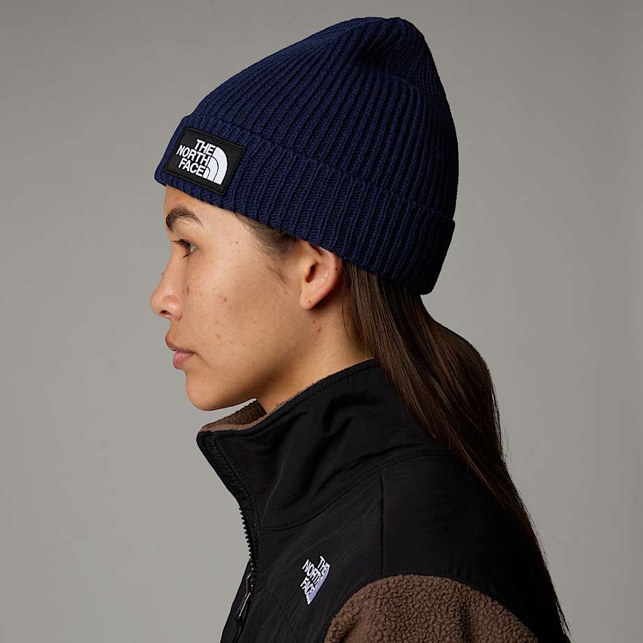 TNF Logo Box Cuffed Beanie | The North Face UK